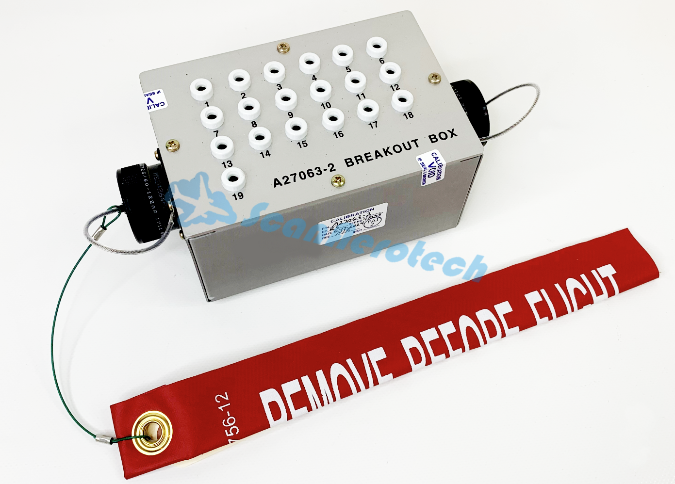 SPL-8578 Breakout Box Eqpt Position Sensors Flight Control