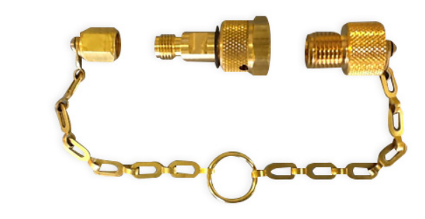 OXYGEN TRANSFILL ADAPTER 3/8-24 (AN800-SCT) TO 9/16-18 (AS1046) SCOTT ...