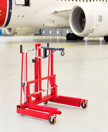 Aircraft Tire Lifting and Storage